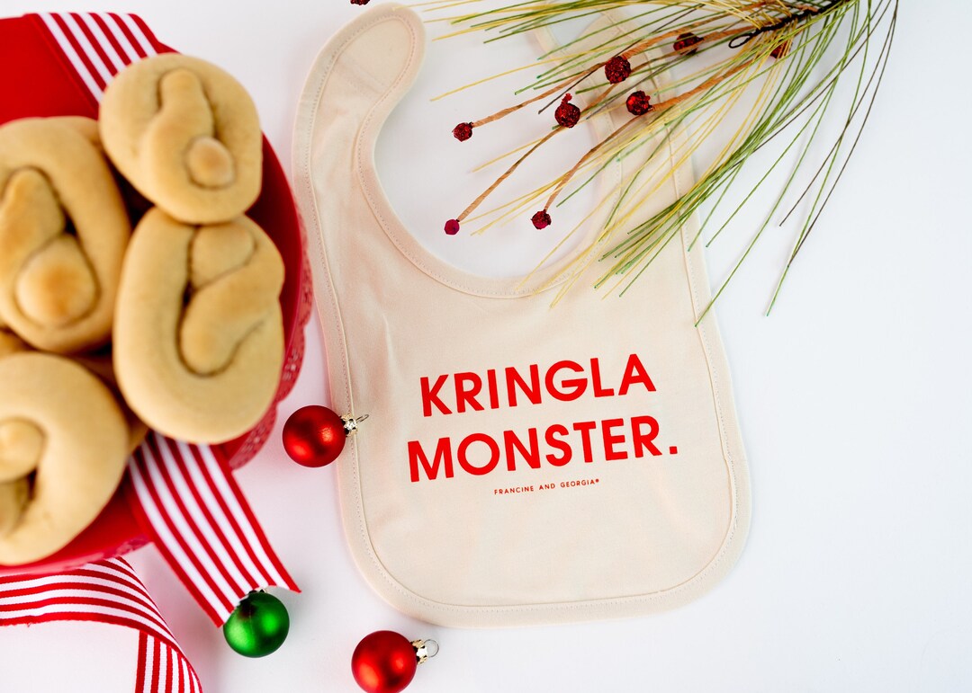 Kringla Gift for Baby Norwegian Bib Stocking Stuffer Christmas - Etsy