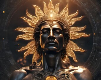 Belinus, the Celtic Sun God of Light and Prosperity - Etsy