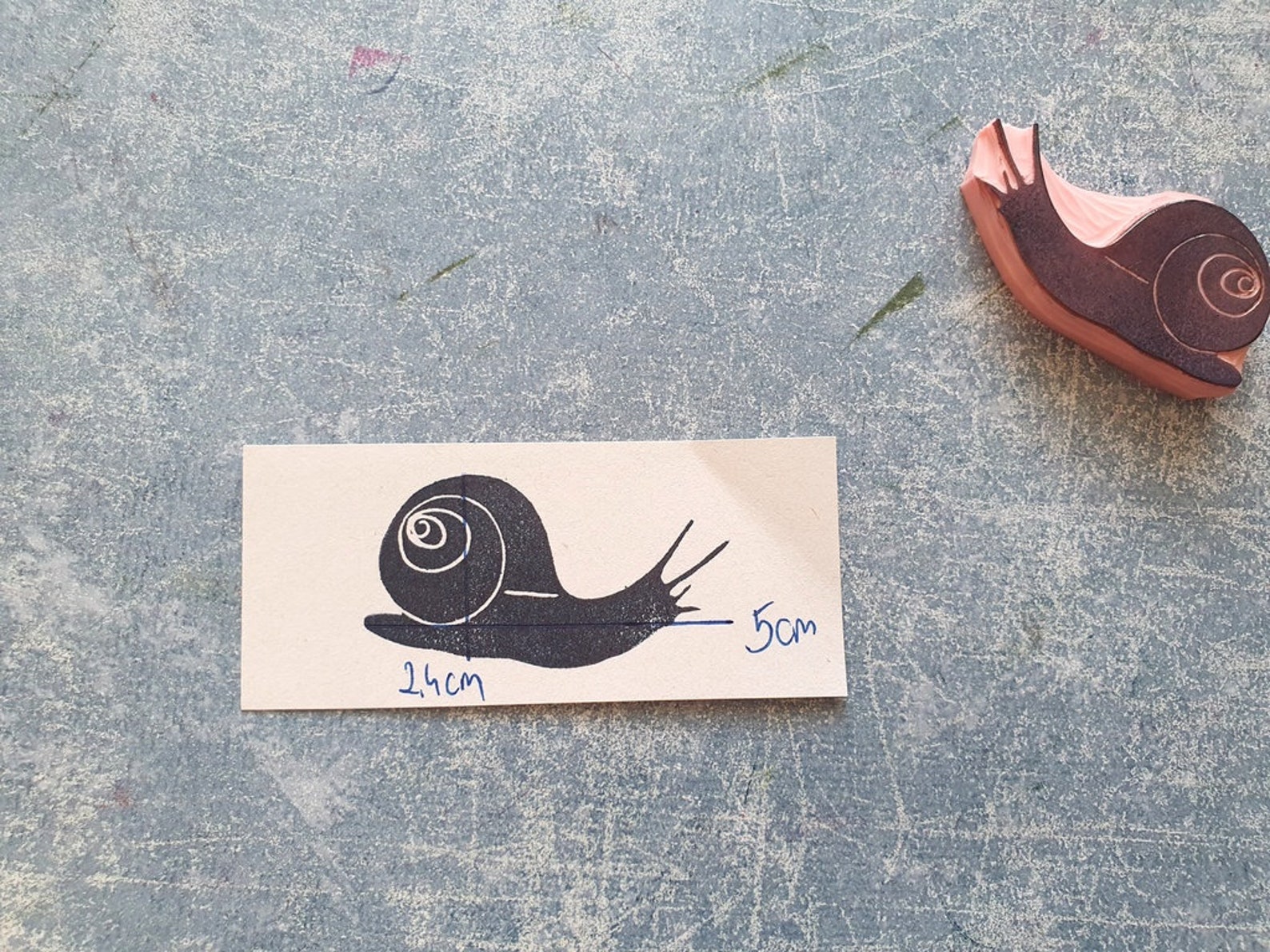 Snail Rubber Stamp Letter Writting Decorative Embellishment - Etsy