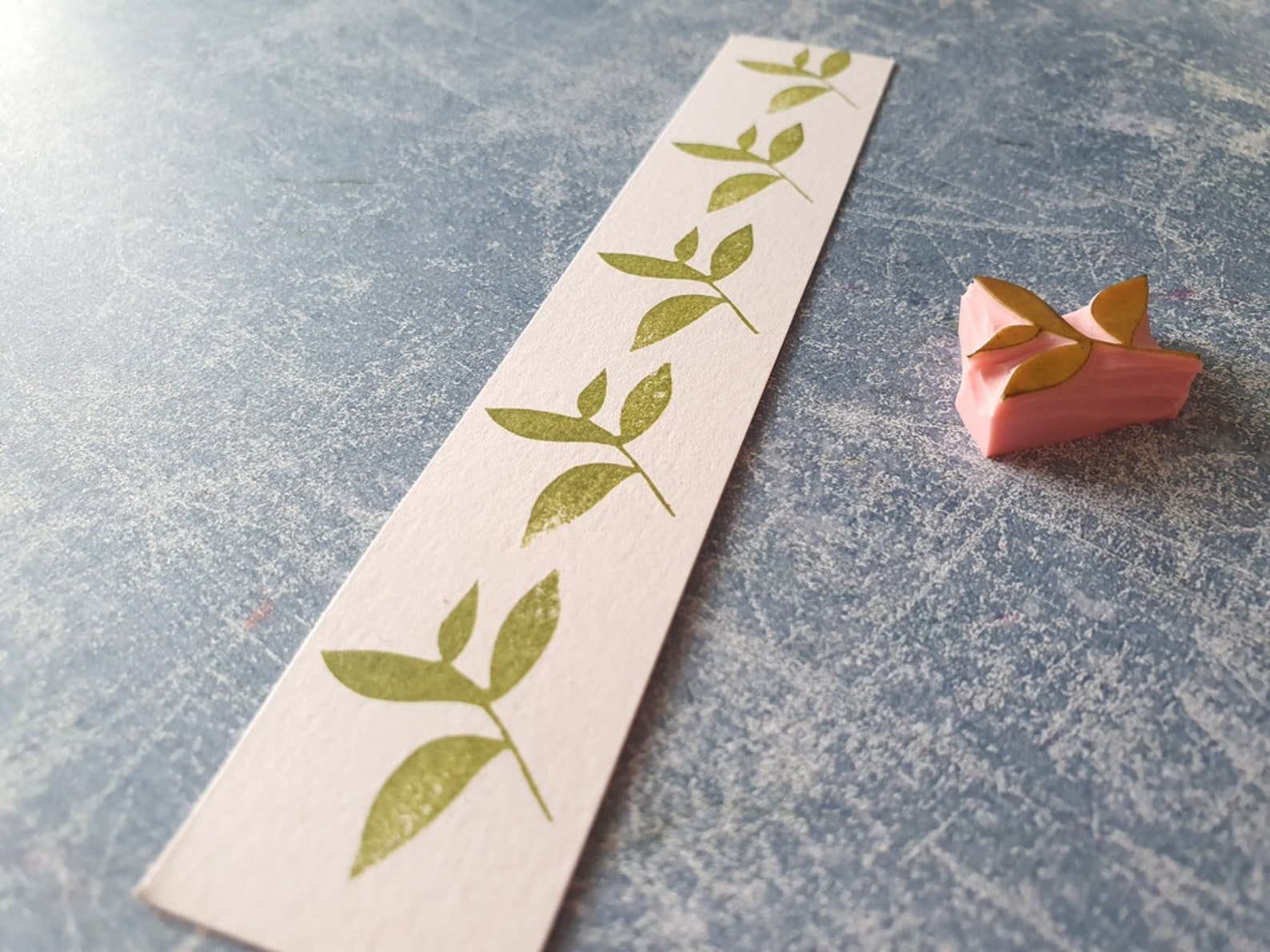 Green Tea Leaf Rubber Stamp Herbal Leave Stamp Bullet - Etsy