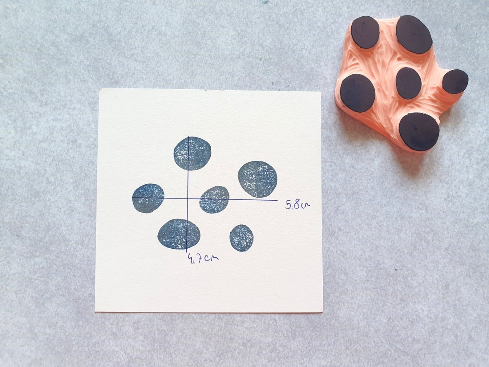 Circle Pattern Stamp for Paper Stamping, Wheels Stamp for Fabric ...