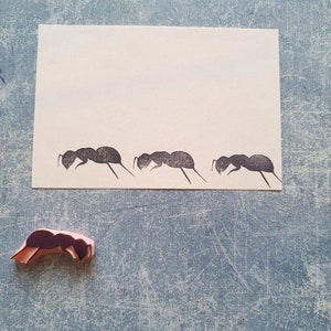 Ant Rubber Stamp for Junk Journal, Insect Stamp for Creative Diary ...