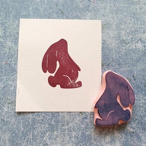 Hare Rubber Stamp for Cardmaking, Wild Animal Stamp for Kids Diary ...