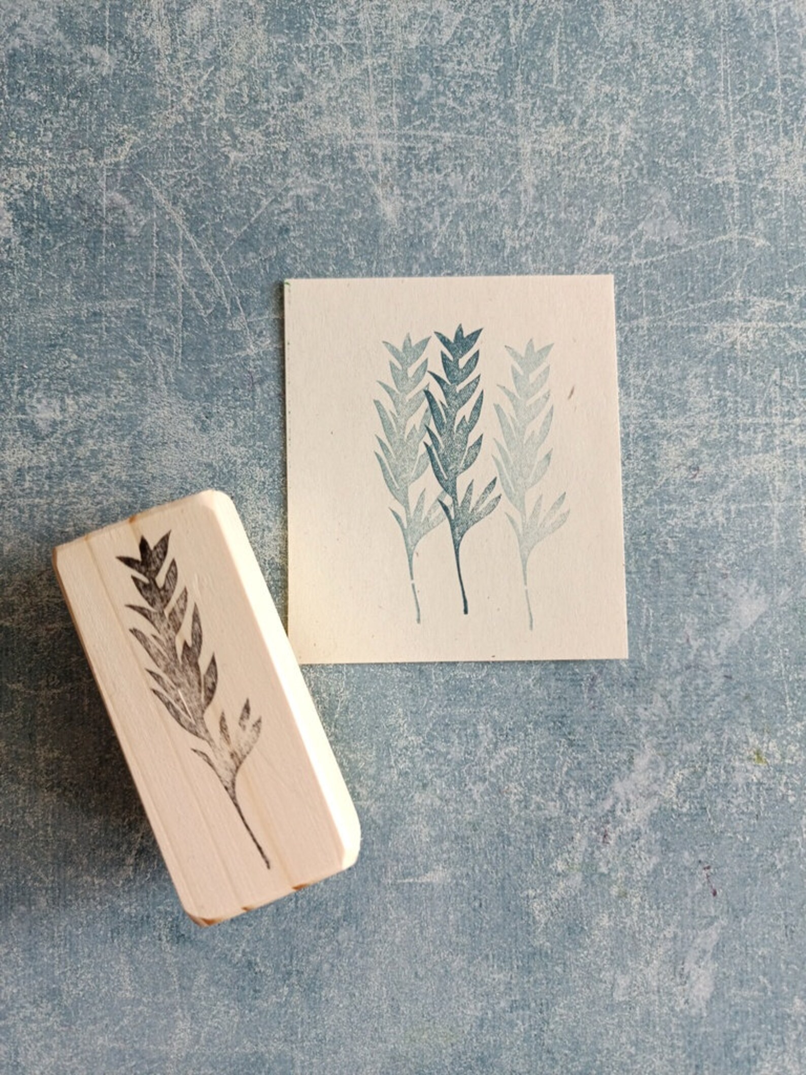 Twig Rubber Stamp, Branch Stamp, Wood Stamping, Rosemary Stamp ...
