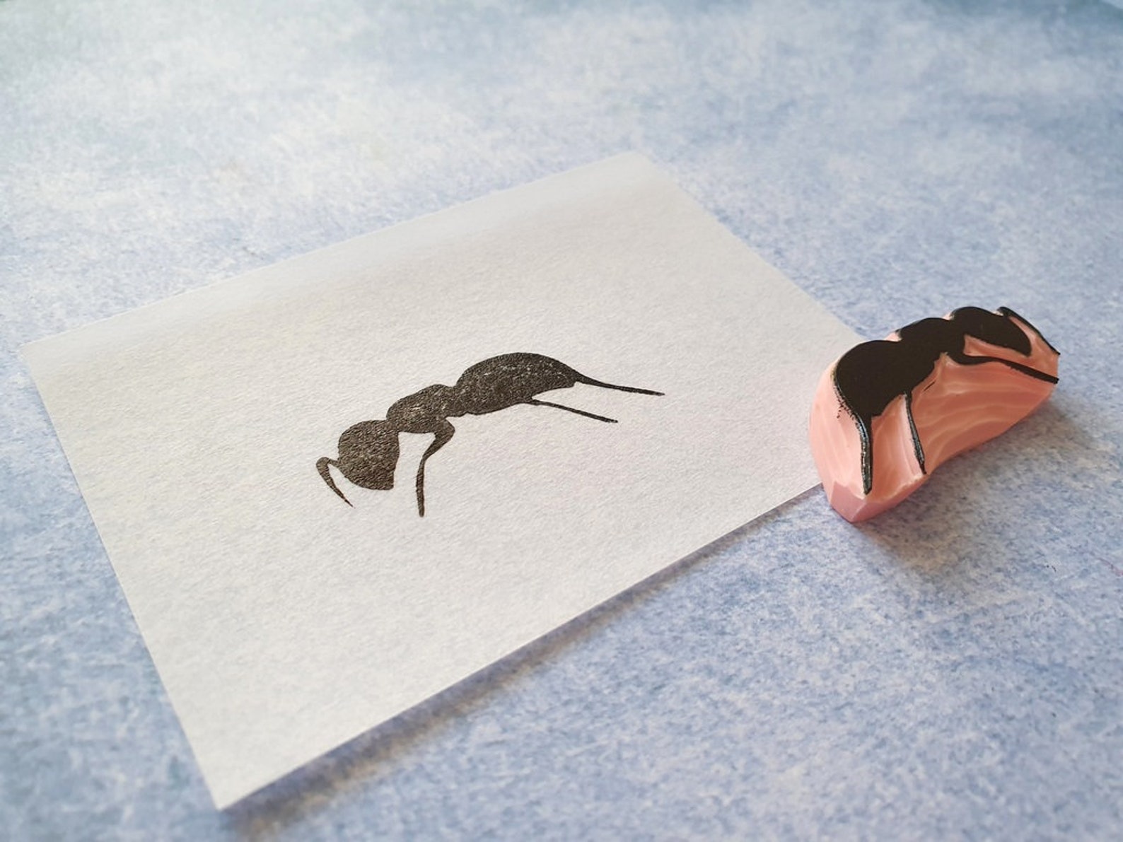 Ant Rubber Stamp for Junk Journal Insect Stamp for Creative | Etsy