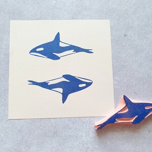 Orca Rubber Stamp for Scrapbooking, Delphin Stamp for Paper Craft ...