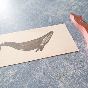 Whale Rubber Stamp for Cardmaking, Ocean Animal Stamp for Scrapbooking ...