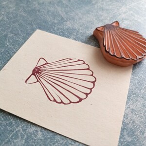 Seashell Rubber Stamp, Sea Treasures Stamp, Scrapbooking Supplies ...