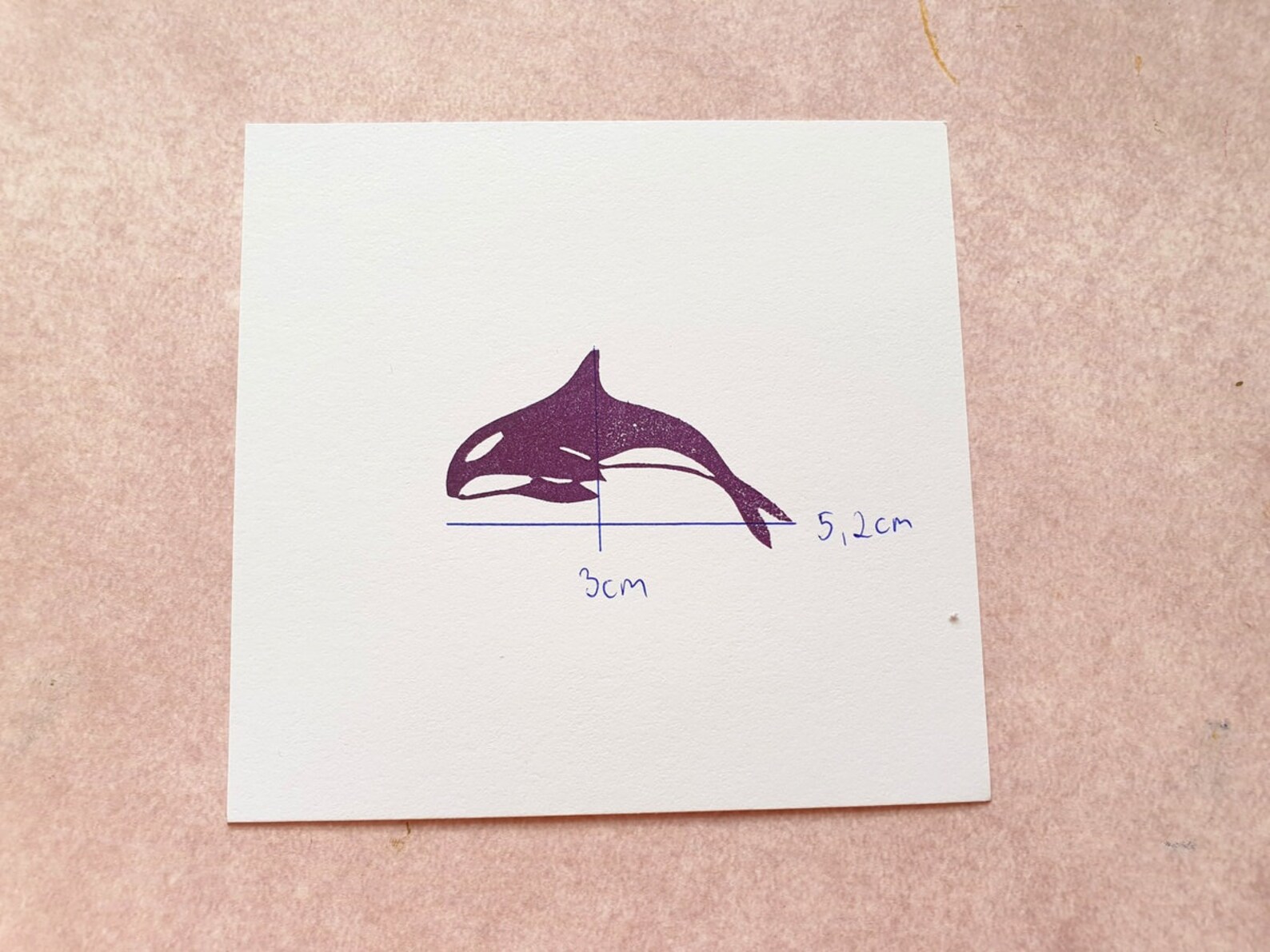 Dolphin Rubber Stamp for Bullet Journal, Whale Animal Stam for ...