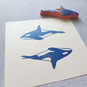 Orca Rubber Stamp for Scrapbooking, Delphin Stamp for Paper Craft ...
