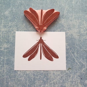 DIY Moth Stamp, Bug Block for Cardmaking, Gift for Scrapbooker, - Etsy