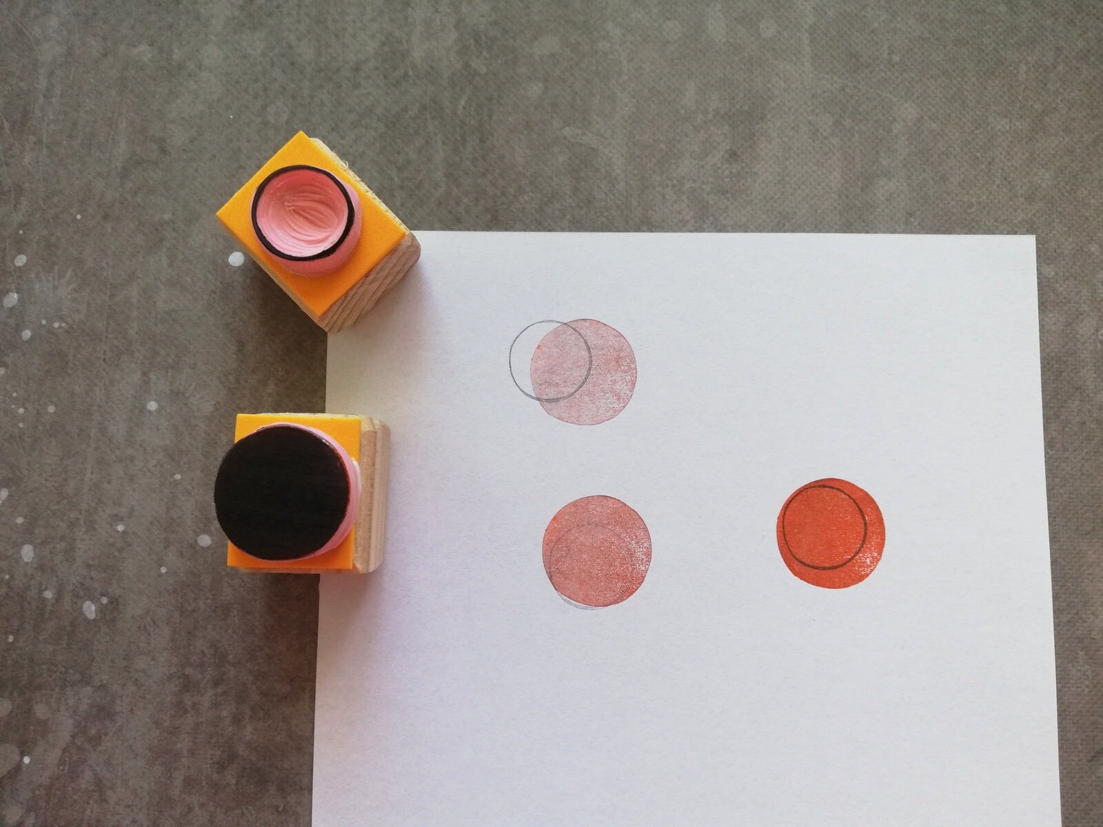 Wheels rubber stamp set of two geometric rubber stamp | Etsy