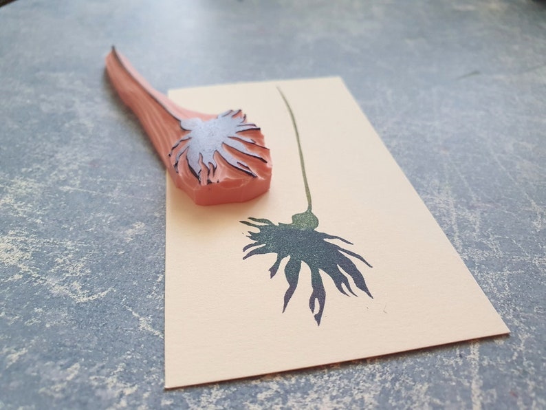 Cornflower Rubber Stamp for Cardmaking, Cornflower Stamp for Junk ...