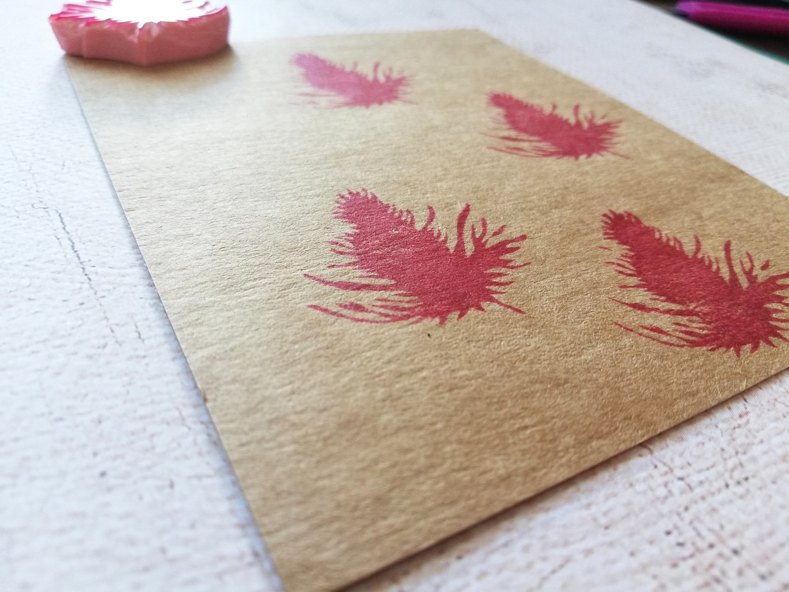 Thistle Rubber Stamp for Botanical Journal, Wild Flower Decor Stamp ...