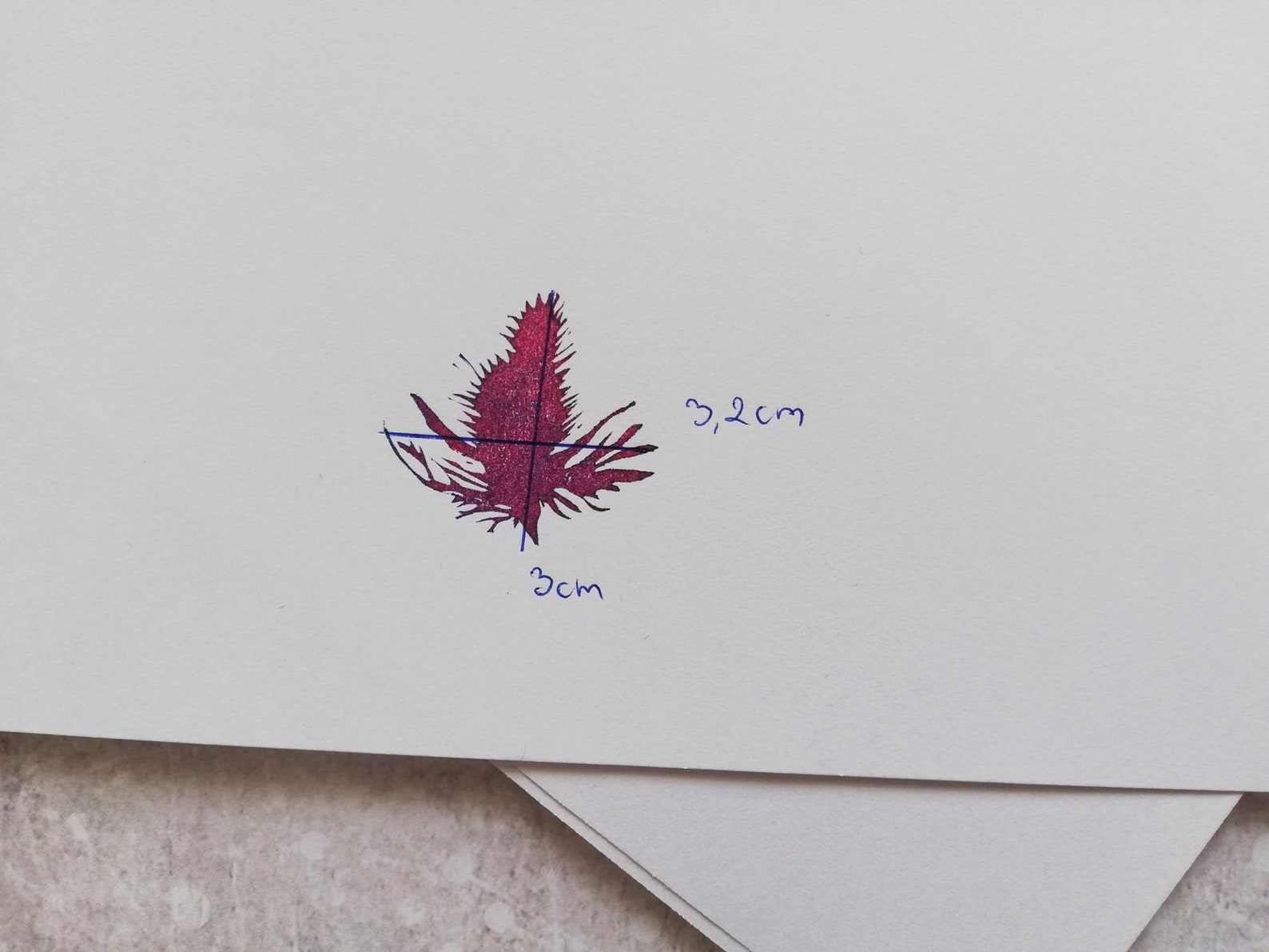 Thistle Rubber Stamp for Botanical Journal, Wild Flower Decor Stamp ...