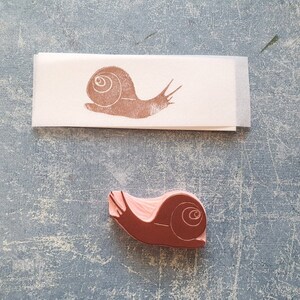 Snail Rubber Stamp, Letter Writting Decorative Embellishment ...