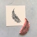 Leaf Rubber Stamp, Autumn Leave Stamp for Art Journal, Forest Plant ...
