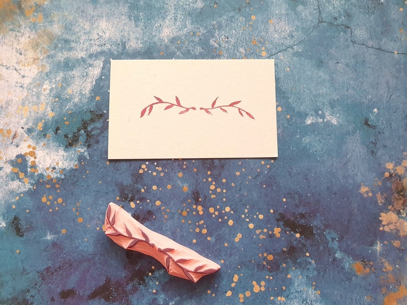 Border Rubber Stamp for Cardmaking Wedding Invitation Decor - Etsy