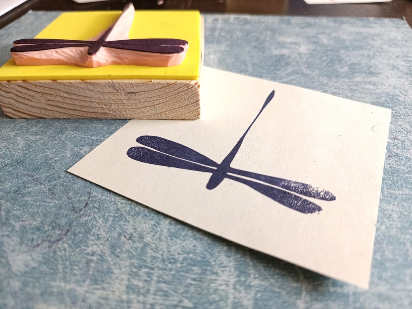 Dragonfly Rubber Stamp for Cardmaking, Bug Stamp for Bullet Journal ...
