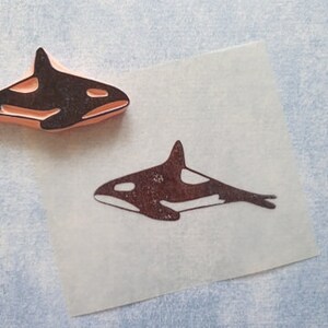 Orca Rubber Stamp for Scrapbooking, Delphin Stamp for Paper Craft ...