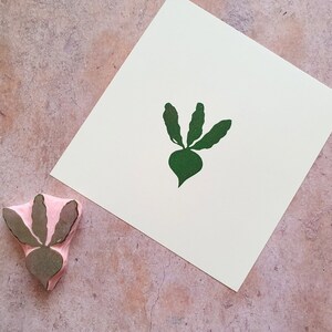 Beetroot Rubber Stamp for Bullet Journal, Radish Vegetable for Recipe ...