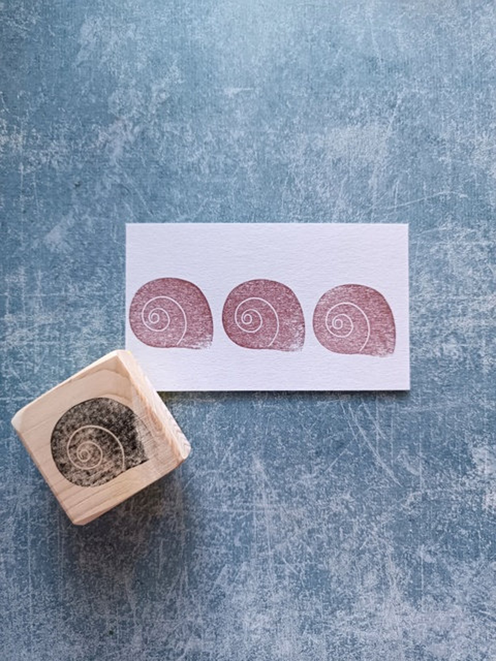 Shell Rubber Stamp for Daily Planner Ocean Shell Stamp for - Etsy