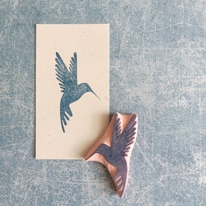 Humming Bird Rubber Stamp for Journal Exotic Bird Stamp for - Etsy