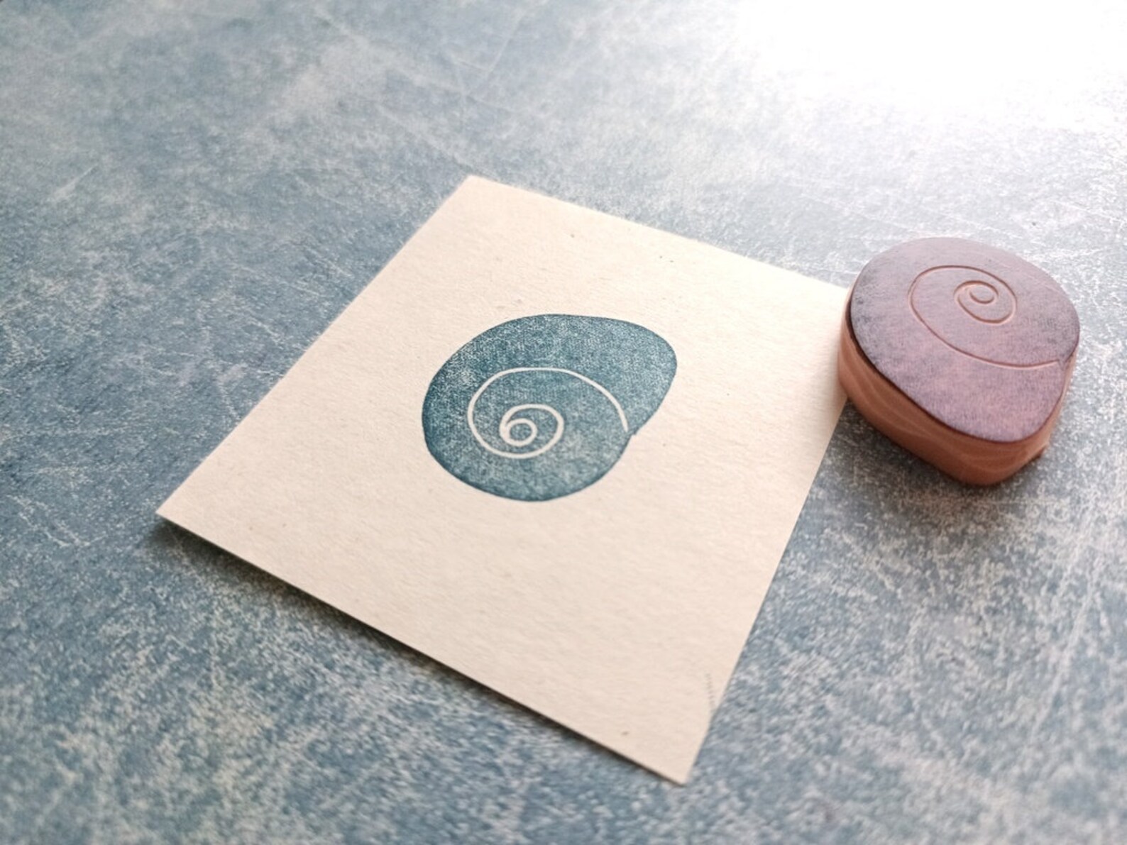 Shell Rubber Stamp for Daily Planner, Ocean Shell Stamp for Creative ...