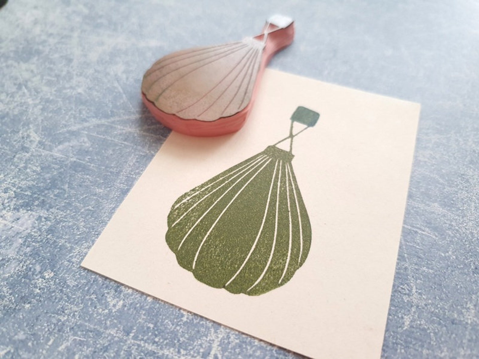 Hot Air Balloon Rubber Stamp for Scrapbooking Happy Birthday - Etsy