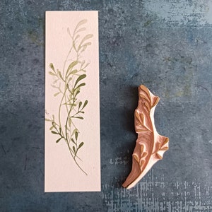 Twig Rubber Stamp for Wedding Invitation, Wreath Printing Stamp for ...