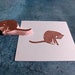 Cat Rubber Stamp for Journaling, Hand Carved Cat Stamp for Crafting ...