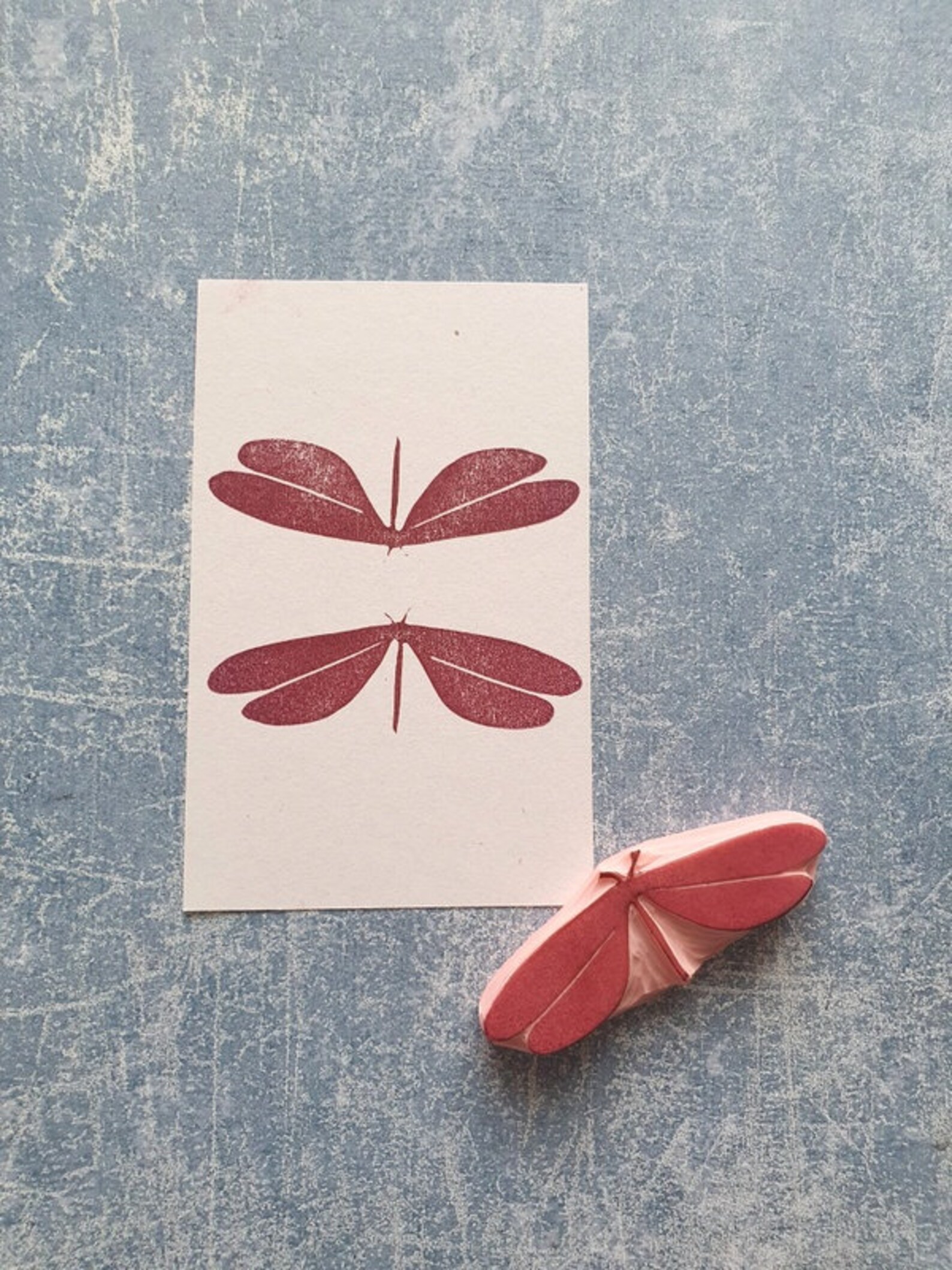 Dragonfly Rubber Stamp for Bullet Journal Entomology Gift for - Etsy