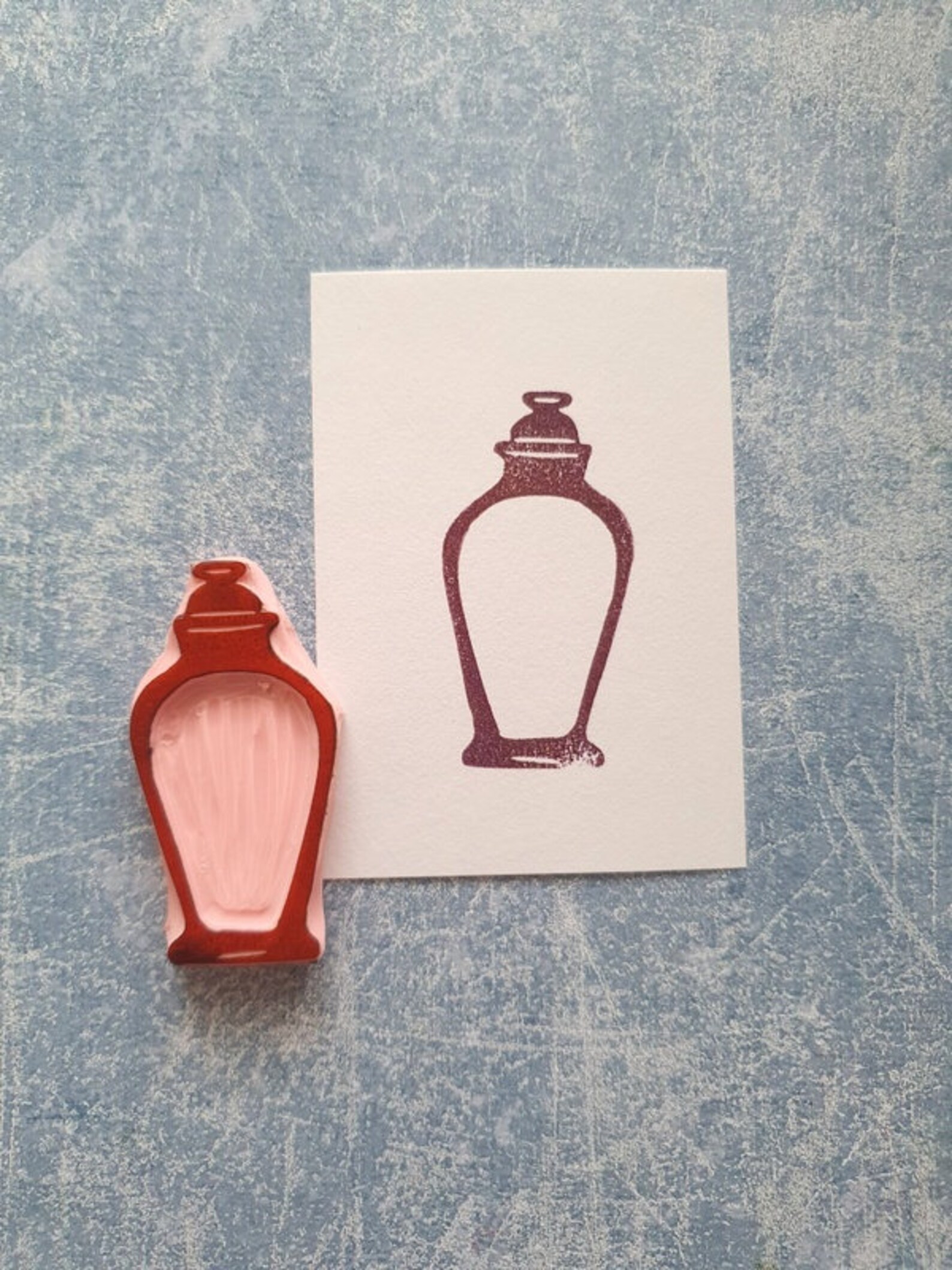 Bottle Rubber Stamp Vintage Jar Stamp Potion Print | Etsy