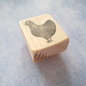 Chicken Rubber Stamp for Scrapbooking, Farm Animal Stamp for Fresh ...
