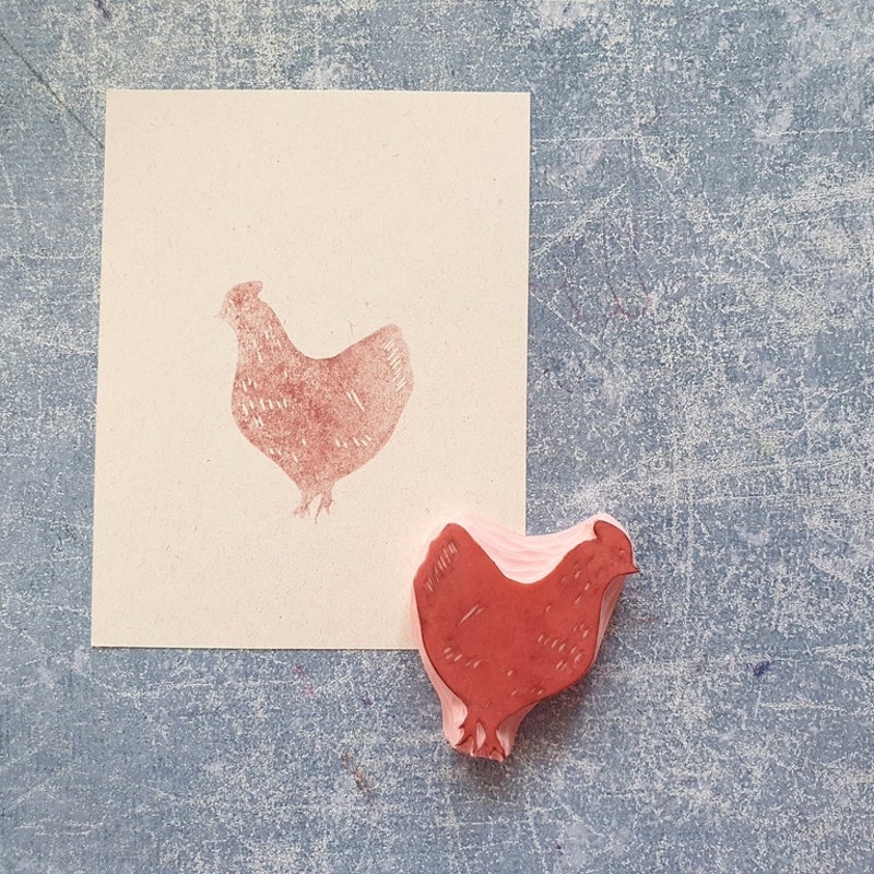 Chicken Stamps - Etsy