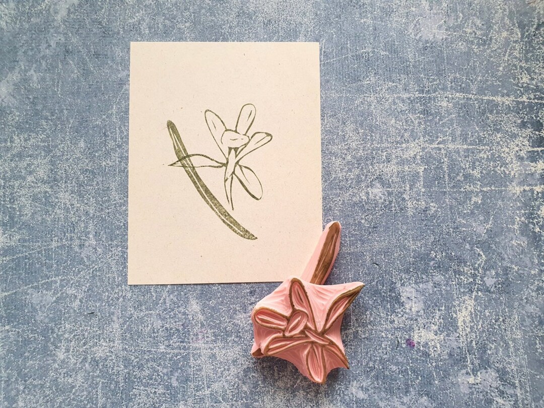 Vanilla Bean Rubber Stamp Set, Tropical Food Decor, Vintage Kitchen ...