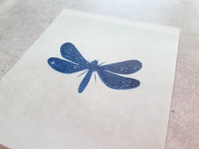 Moth rubber stamp for cardmaking bug stamp for bullet | Etsy