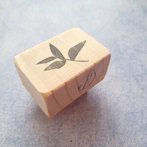 Green Tea Leaf Rubber Stamp, Herbal Leave Stamp, Bullet Journal ...