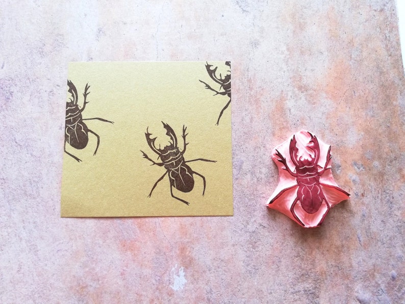 Insect Rubber Stamp Bug Rubber Stamp Animal Rubber Stamp | Etsy