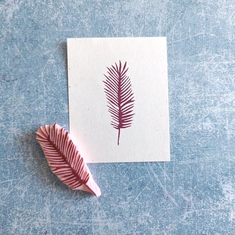 Palm Tree Stamp - Etsy