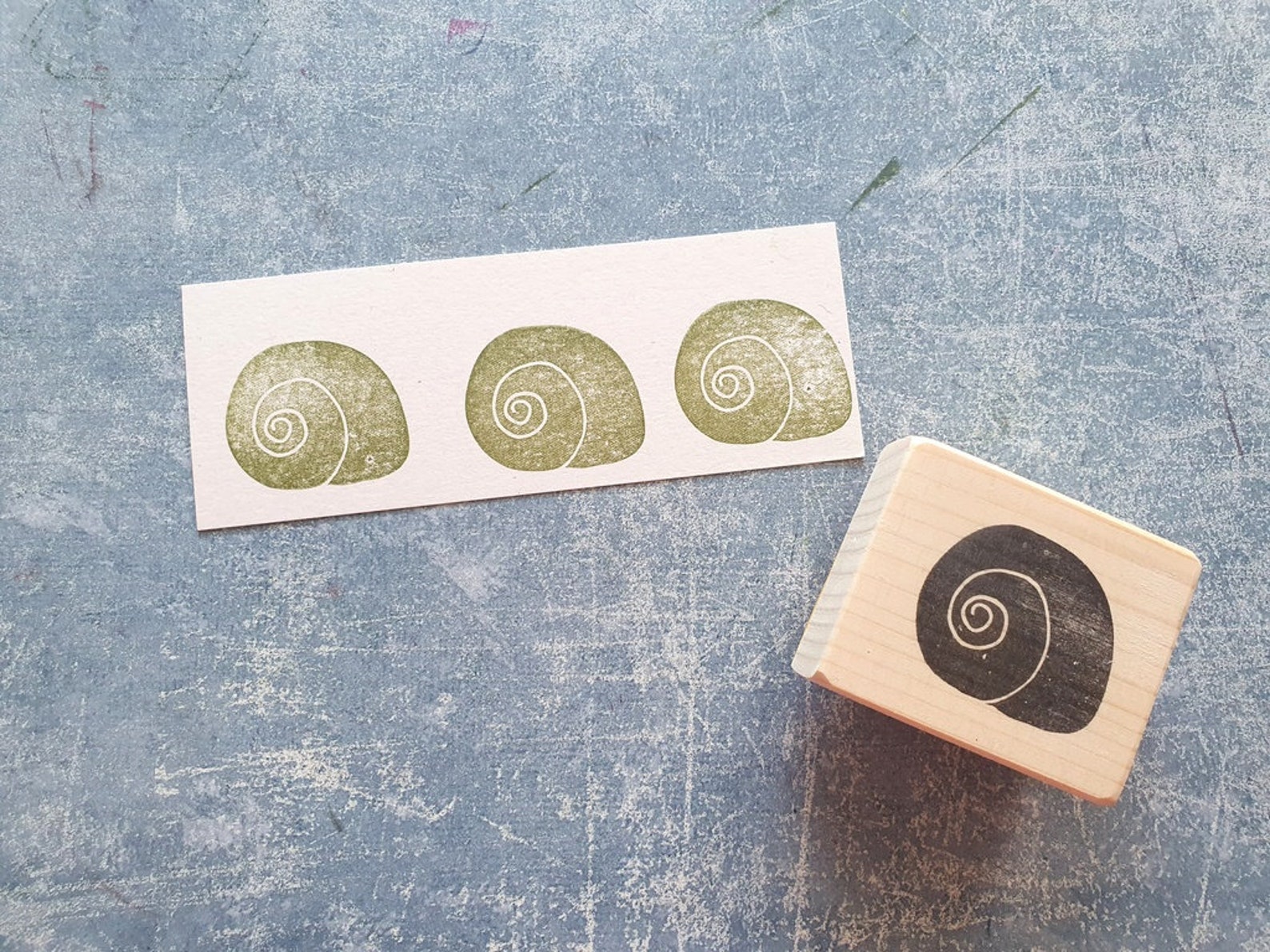 Shell Rubber Stamp for Daily Planner Ocean Shell Stamp for | Etsy