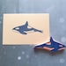 Orca Rubber Stamp for Scrapbooking, Delphin Stamp for Paper Craft ...