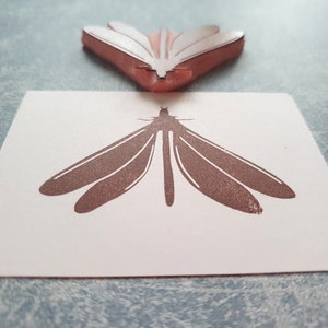 DIY Moth Stamp, Bug Block for Cardmaking, Gift for Scrapbooker, - Etsy