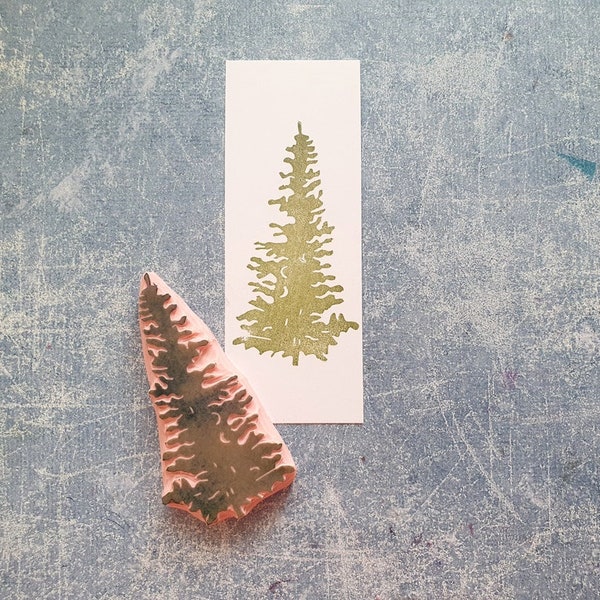 Tree Rubber Stamp - Etsy