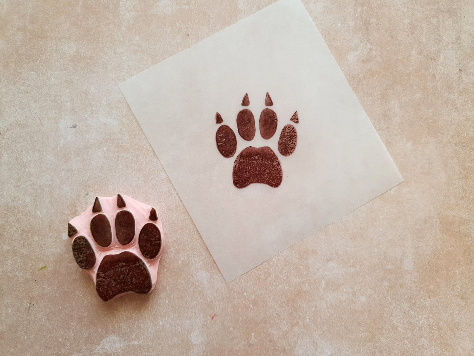 set of 9 Mounted Rubber Stamps Kids Print Stampin Up Card Stamps ...