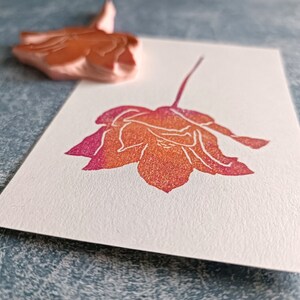 Blossom Flower Stamp, Spring Flower Stamp for Cardmaking, Bohemian ...