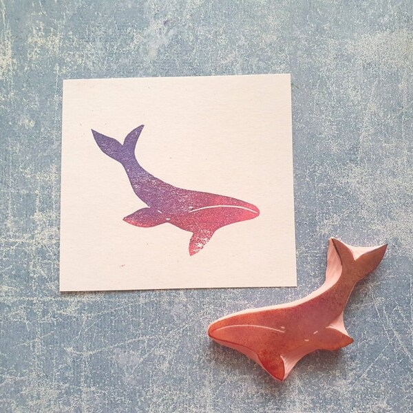 Whale Stamp - Etsy