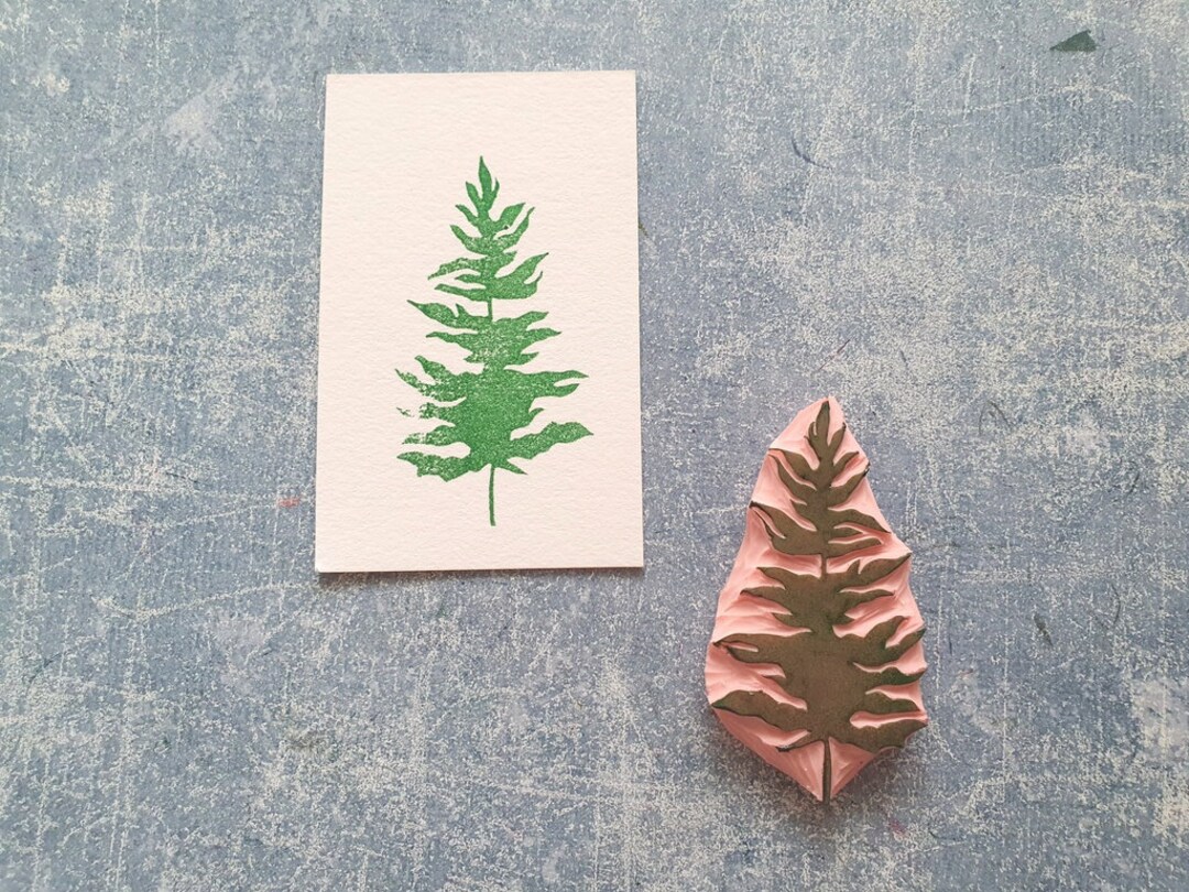 Christmas Tree Rubber Stamp for Scrapbooking Tree Stamp for - Etsy