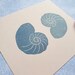 Shell Rubber Stamp for Daily Planner, Ocean Shell Stamp for Creative ...
