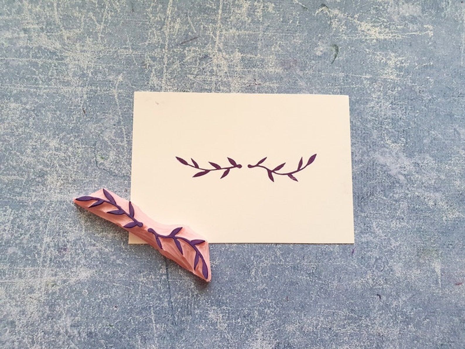 Border Rubber Stamp for Cardmaking Wedding Invitation Decor - Etsy